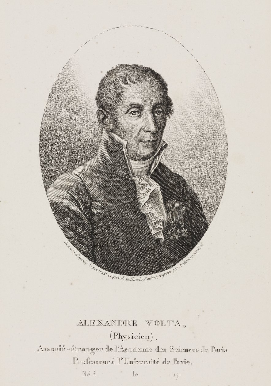 Alessandro Volta, Italian Physicist and Inventor, c 1800