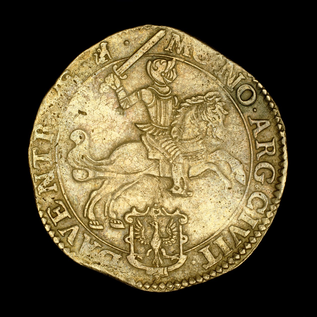 Ancient Coin depicting Knight on Horseback