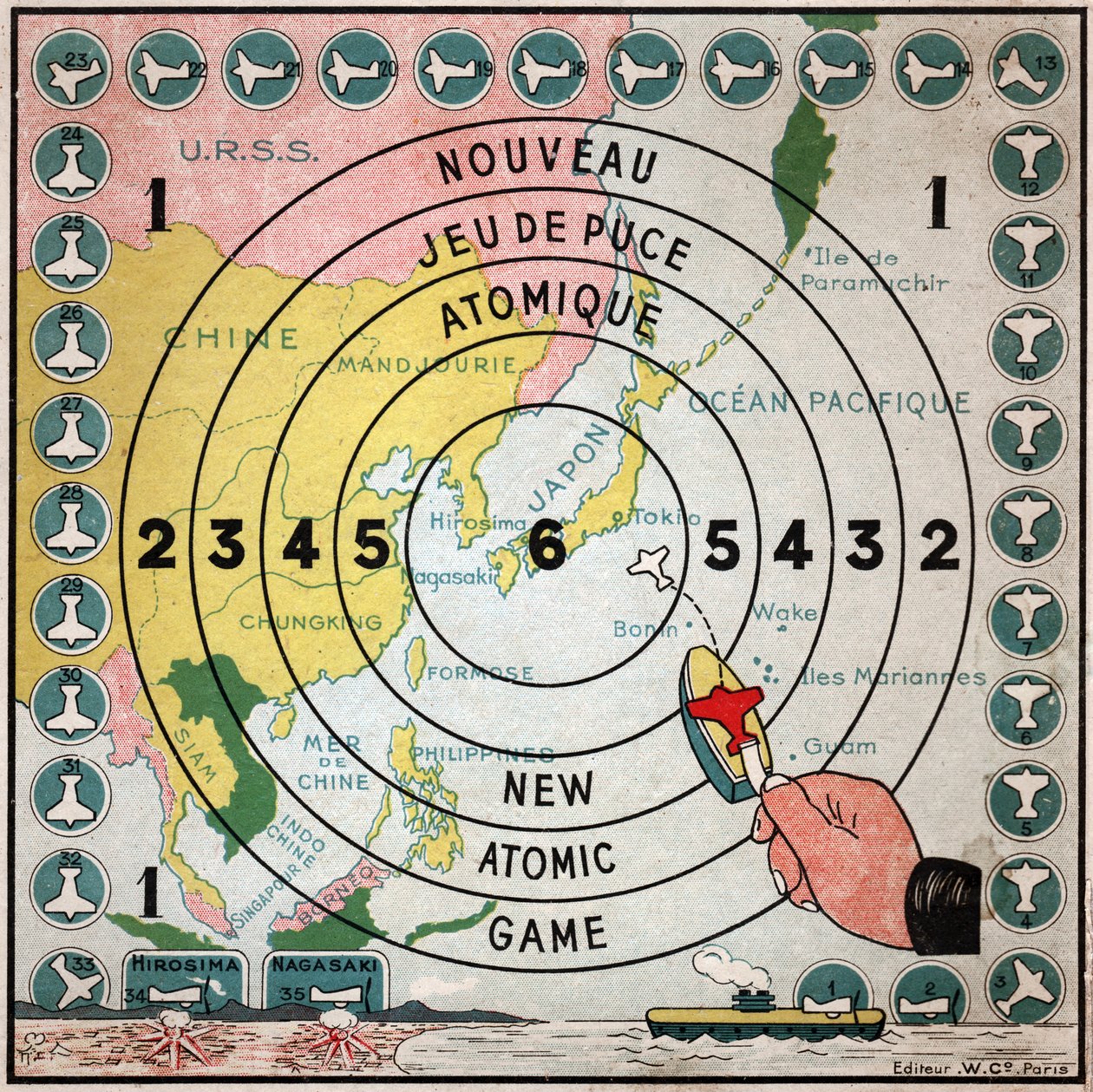 Atomic bomb on Hiroshima and Nagasaki