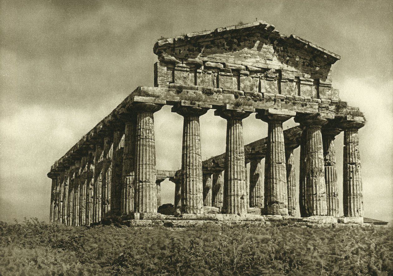 Ceres temple in Paestum, built in 500 BC