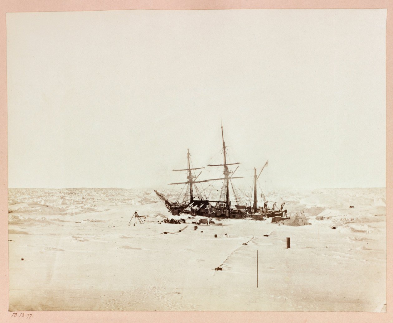 Arctic Expedition (1875-1876) by Captain George Nares: Floeberg Beach ...