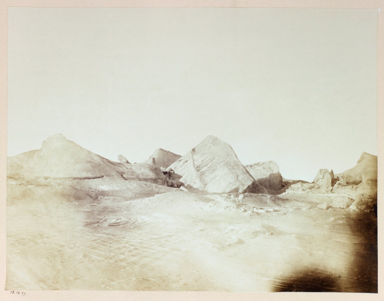 Arctic Expedition (1875-1876) by Captain George Nares: Floebergs, near ...