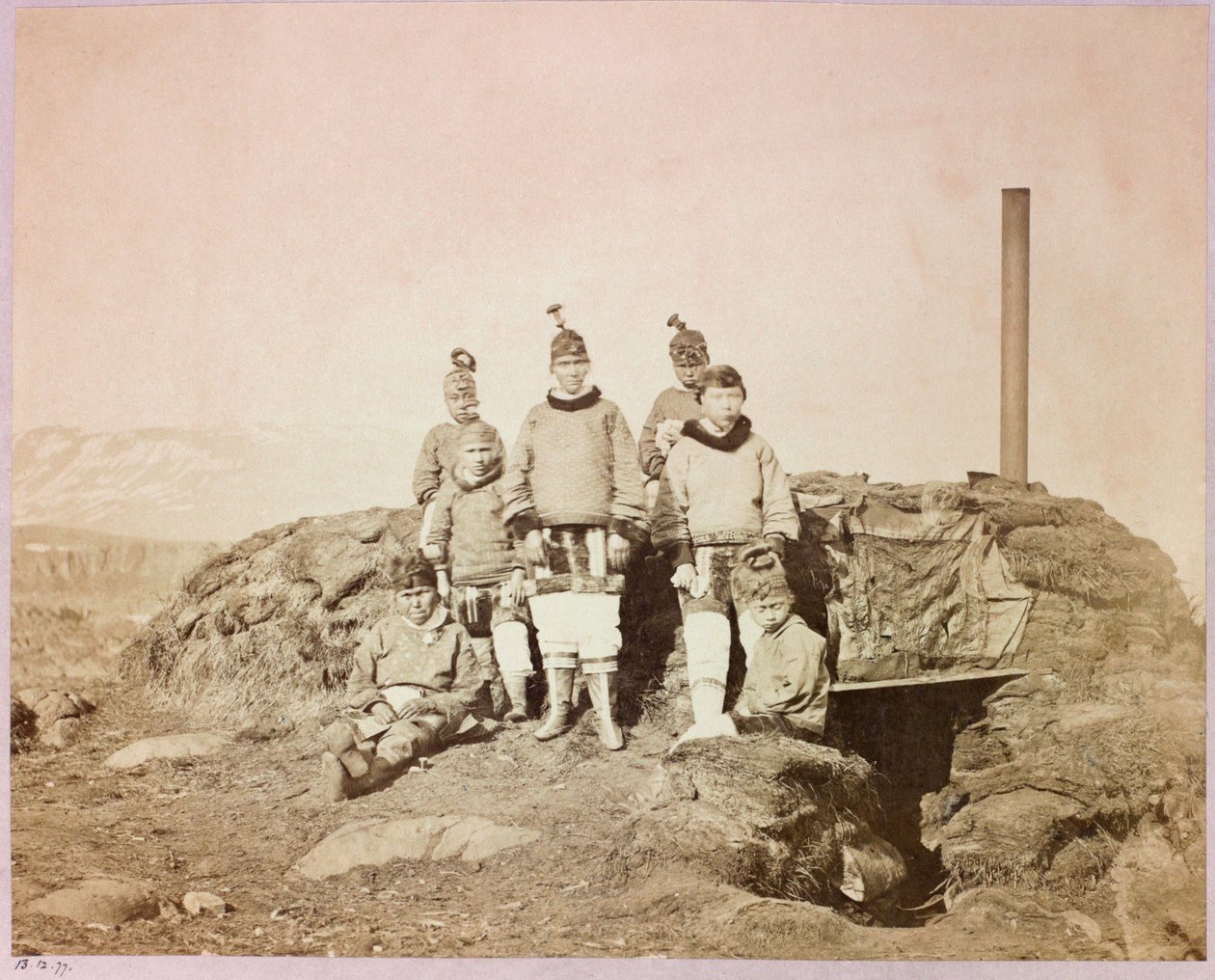 Arctic Expedition (1875-1876) by Captain George Nares: Group of Native ...