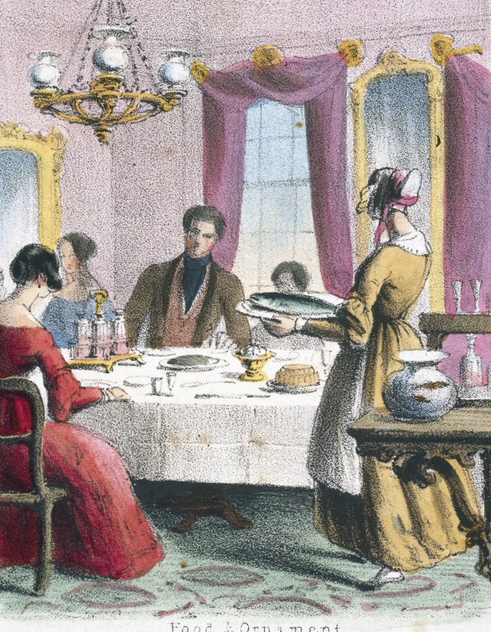 Food and Ornament, c 1845 by Frederick (attr. to) Barnard