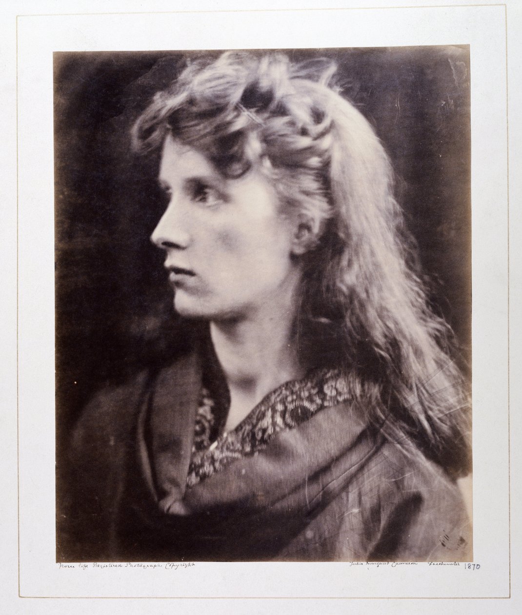 Mrs Keene as Lady Clara Vere de Vere from Alfred Lord Tennyson's poem