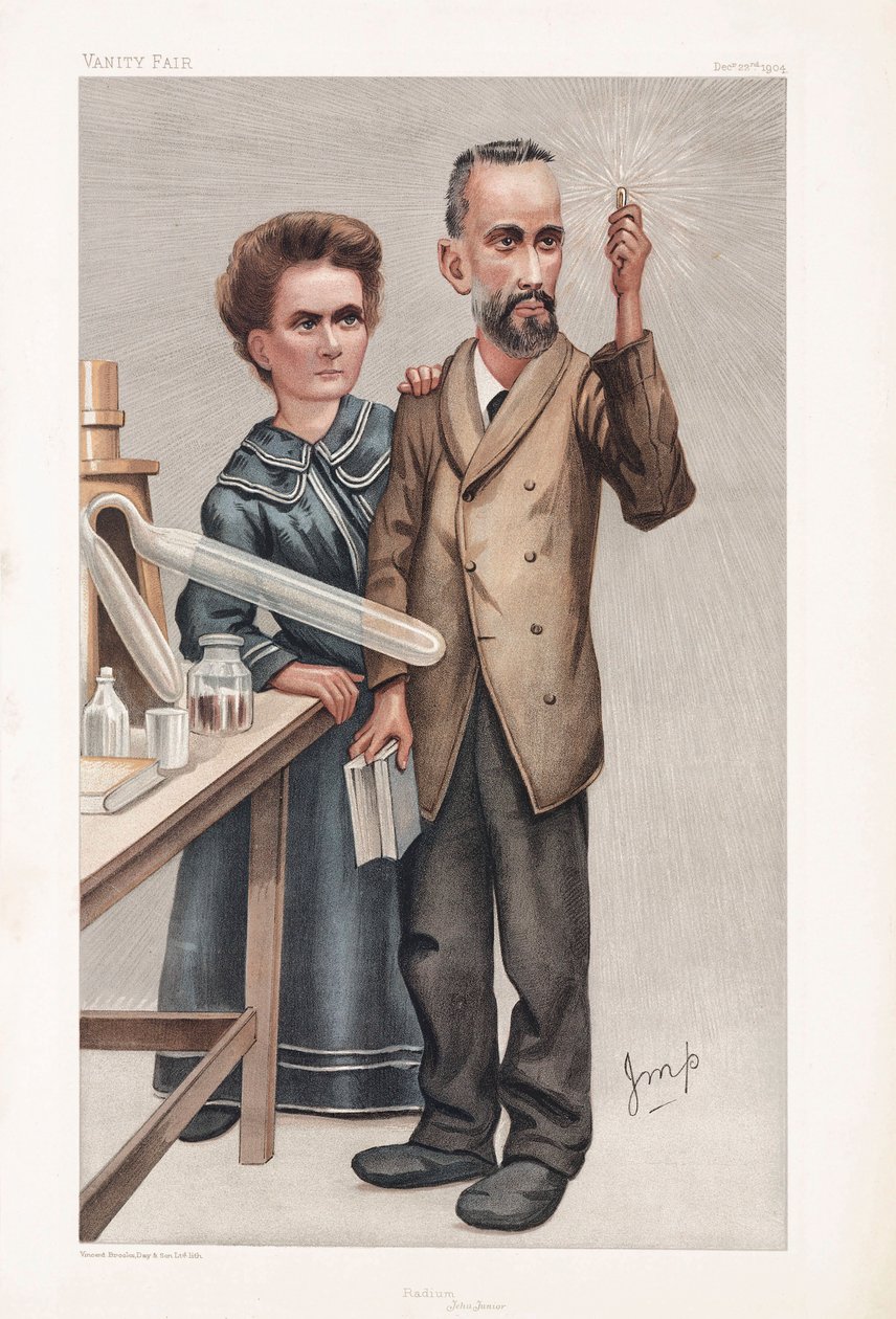 Pierre and Marie Curie, French Physicists