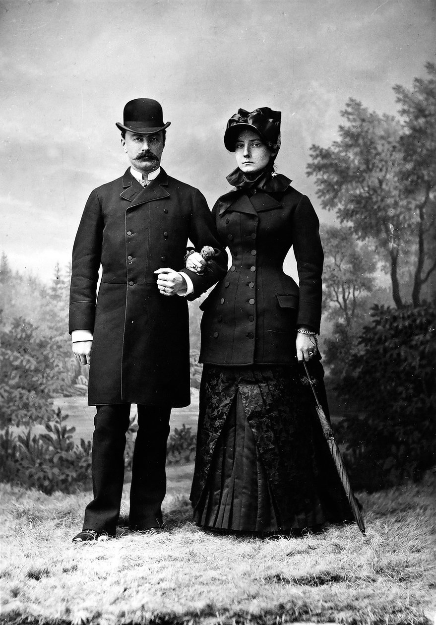 Portrait of a Couple by Henry Charles Fehr: Fine art print