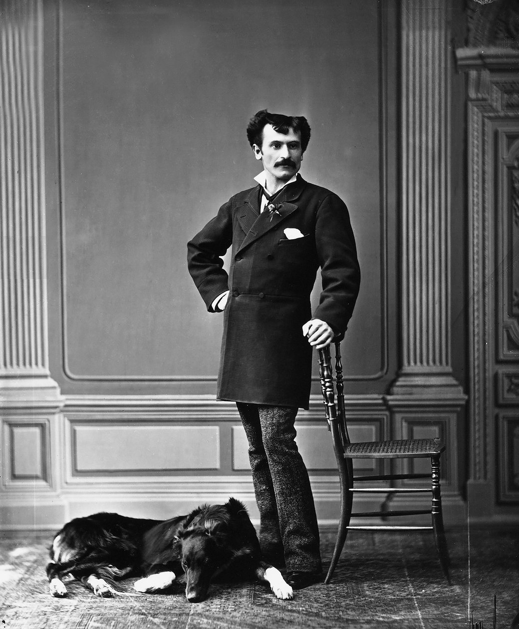 Portrait of Elegant Young Man by Henry Charles Fehr