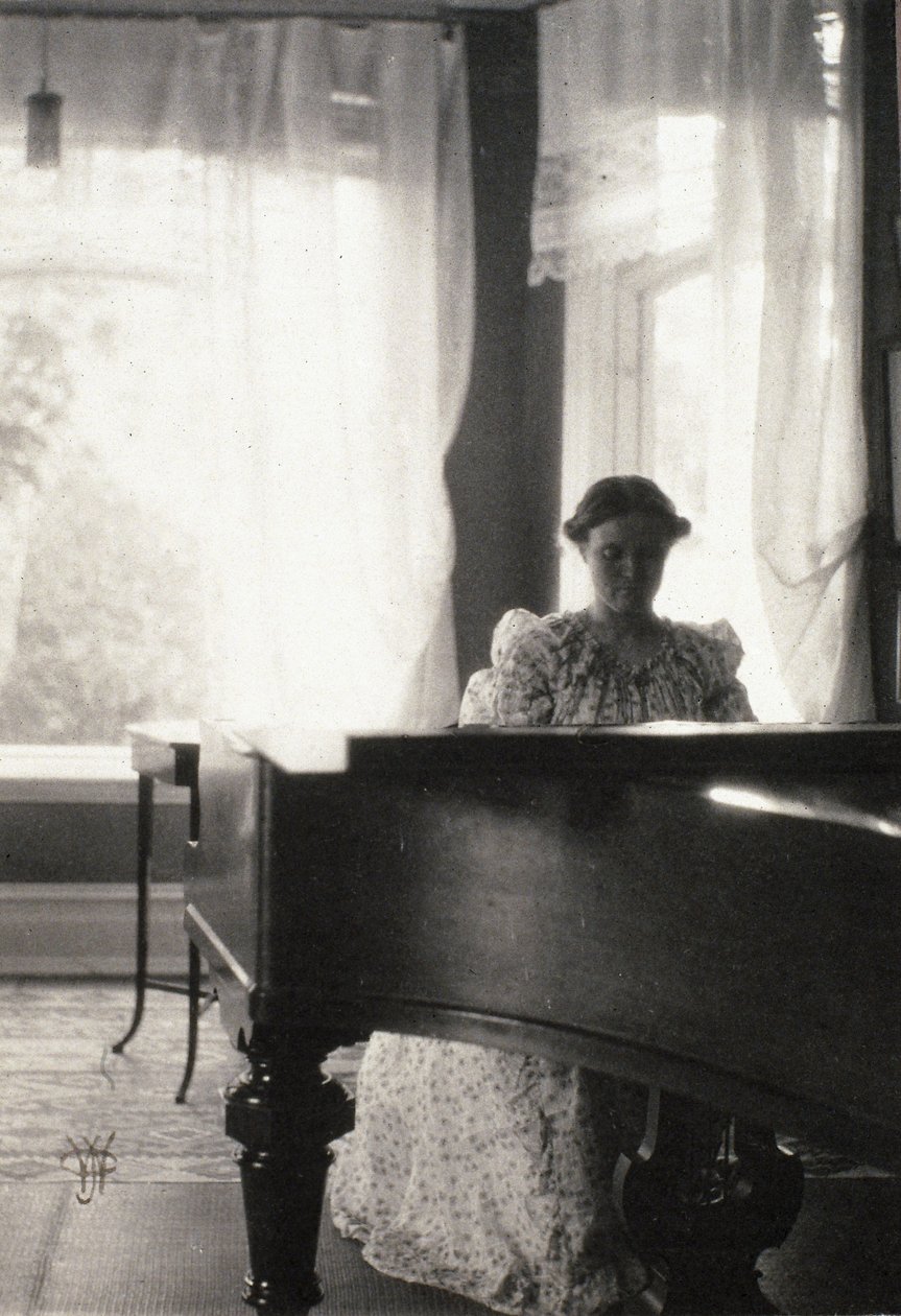 Schumann's Traumerei by Frederick (attr. to) Barnard