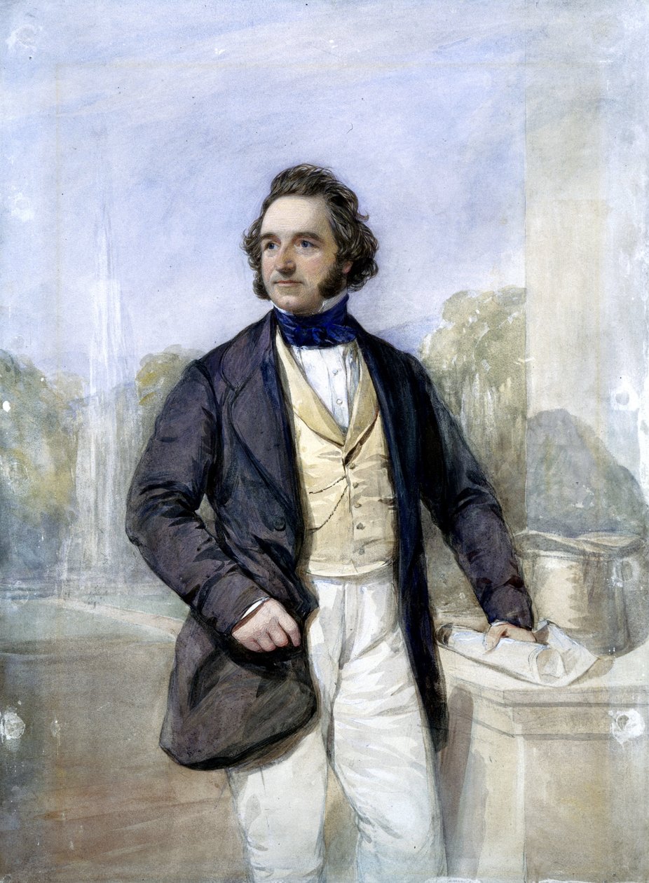 Sir Joseph Paxton, English Architect and Designer of the Crystal Palace ...