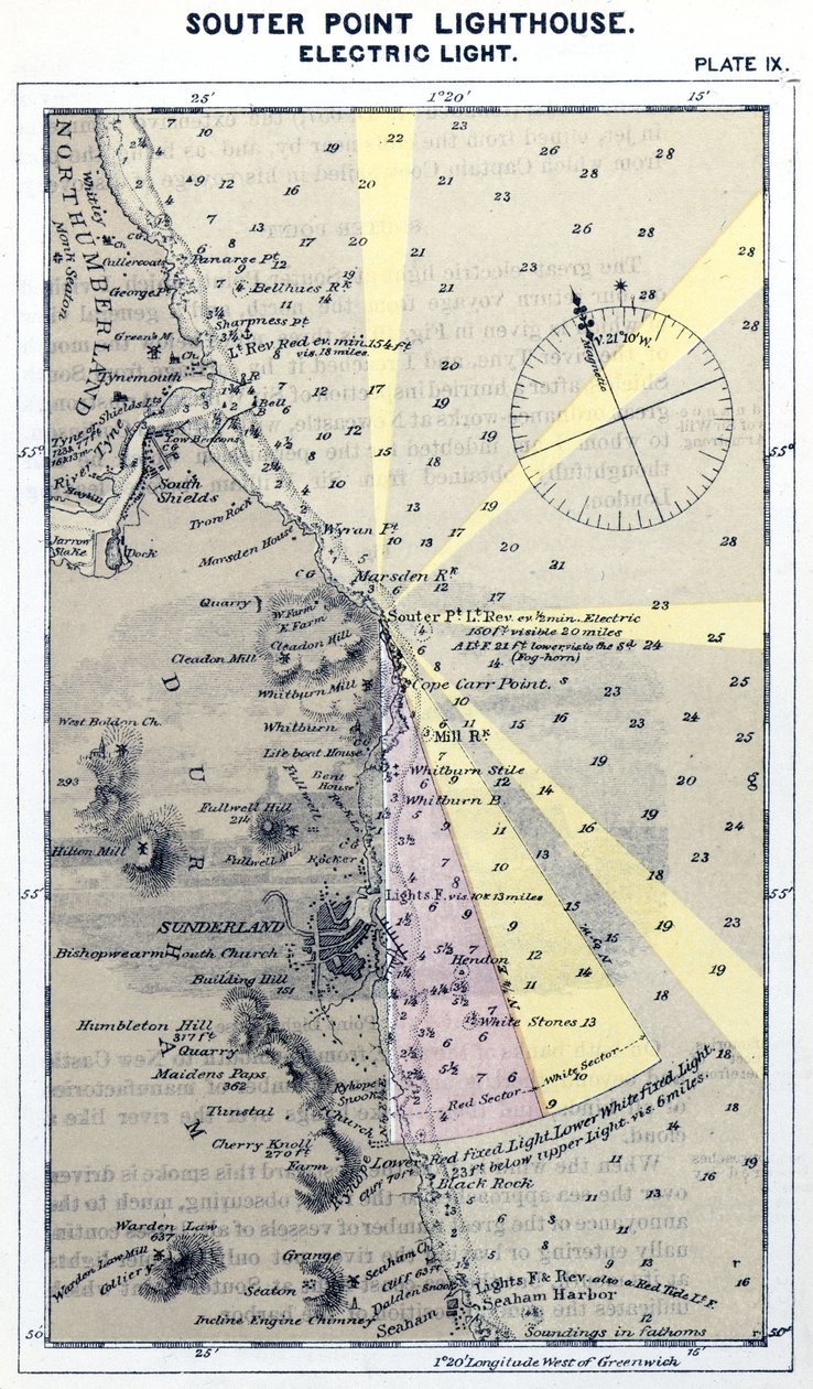 Souter Point Lighthouse by Frederick (attr. to) Barnard
