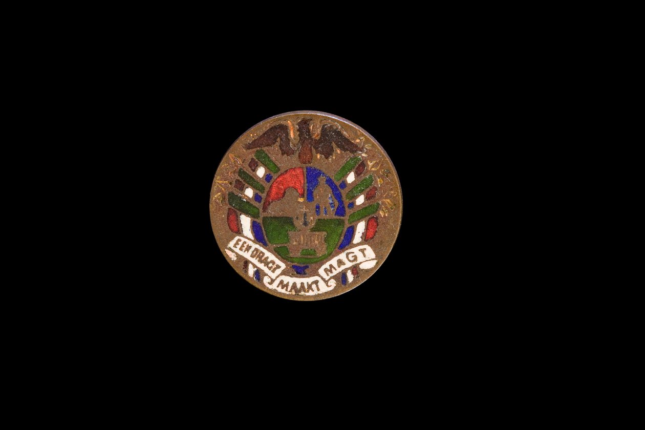 South African Coin, Hand-Coloured Shilling by Anglo-Boer War POW's