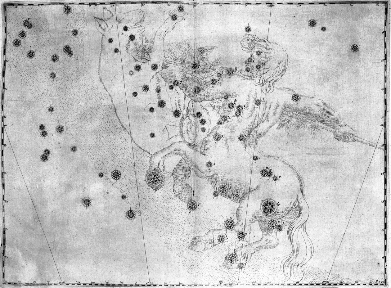 The constellation Centaurus, featuring Alpha Centauri