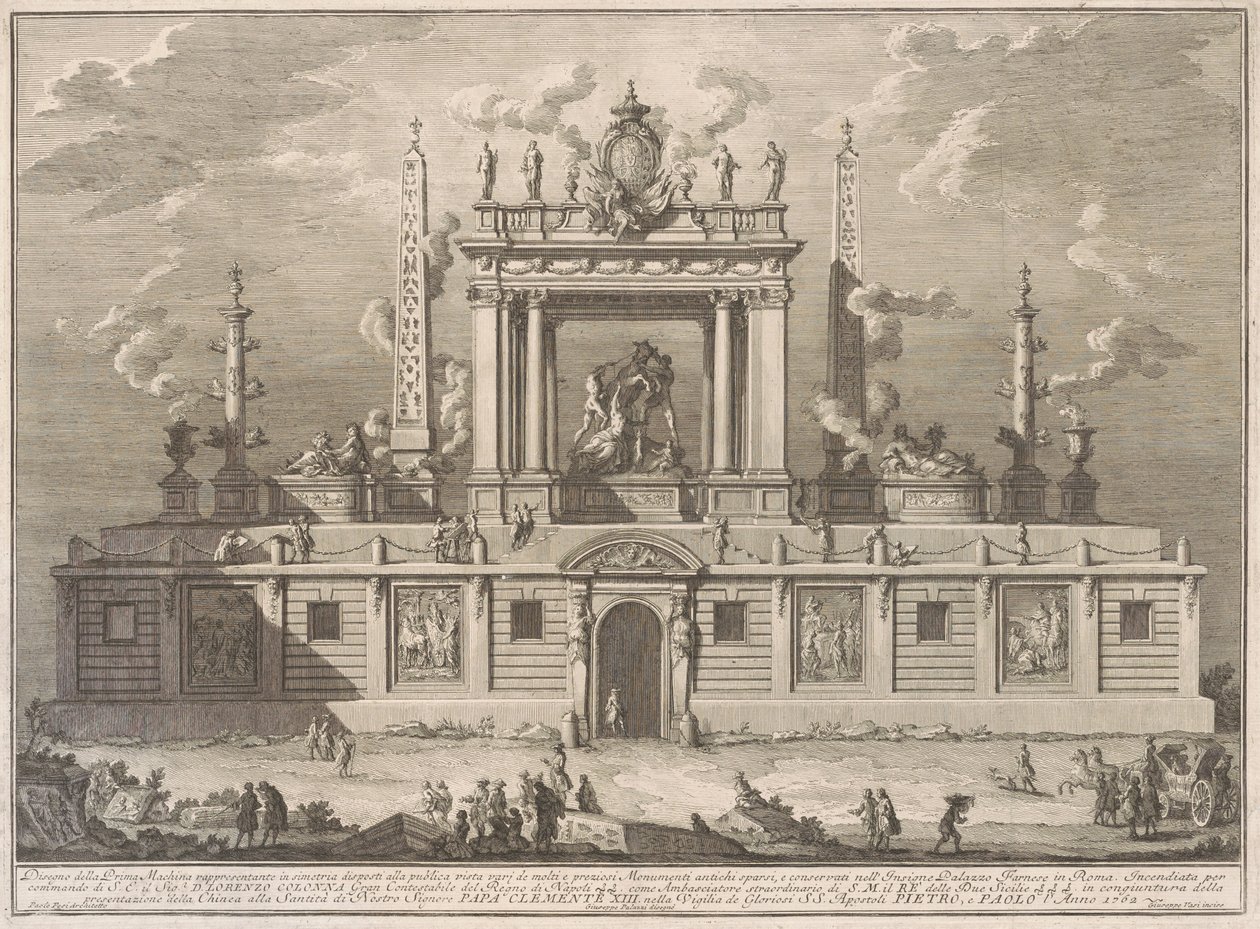 The Prima Macchina for the Chinea of 1762: The Farnese Bull and Other ...