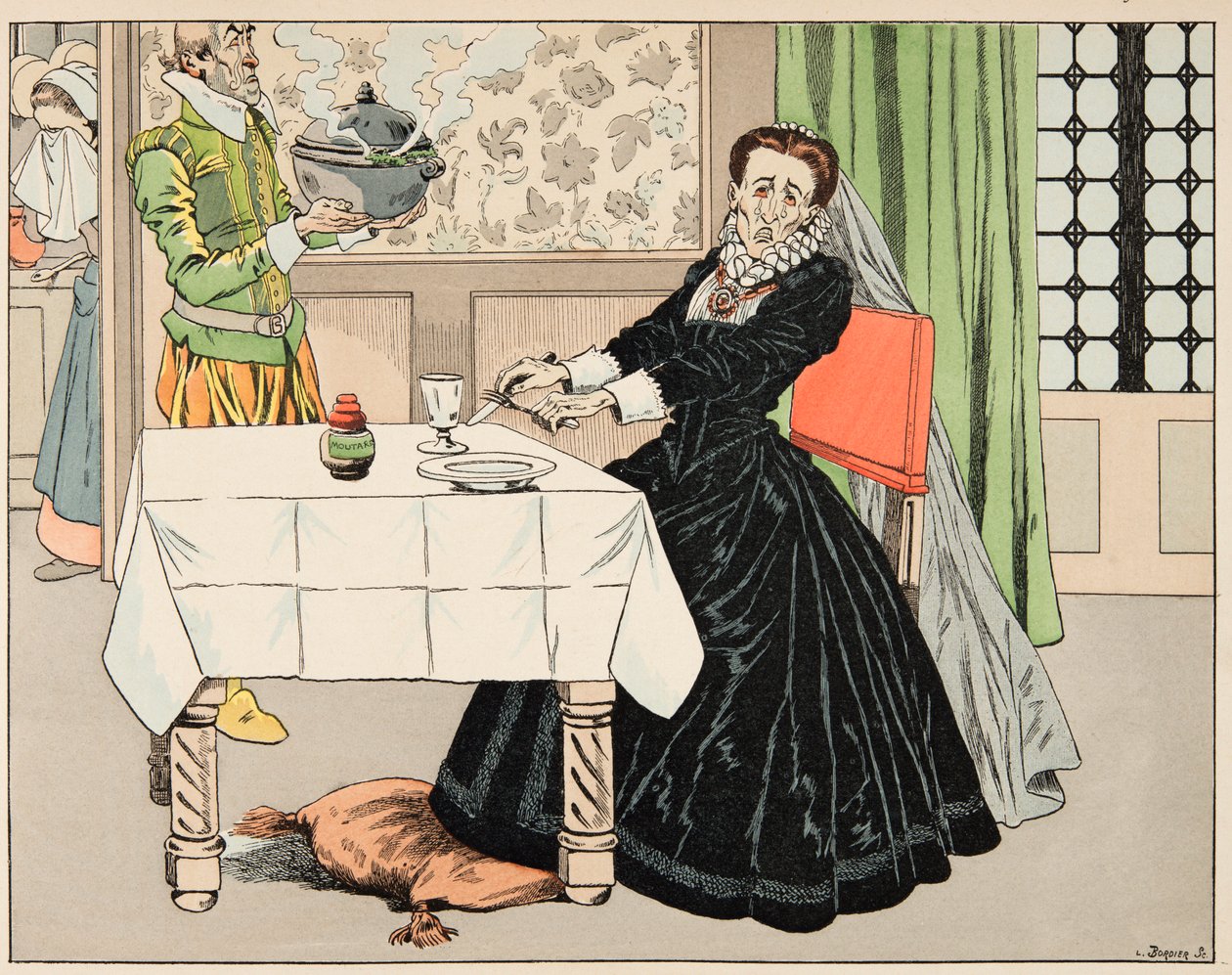 Illustration from the Book Le Bon Roy Henri, Illustrated by Jacques ...