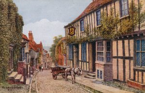 Old Cottages, Dunster by Alfred Robert Quinton