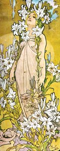 Lily by Alphonse Mucha: Premium art reproduction