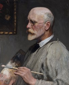 Portrait of Hans Jaeger, 1889 by Edvard Munch