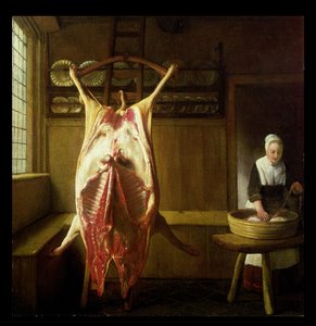 The Slaughtered Ox, 1655 by Rembrandt van Rijn