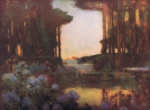 The Songs of the Night by Alphonse Osbert: Fine art print