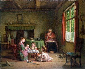 Village Gossips by Thomas Webster: Buy fine art print
