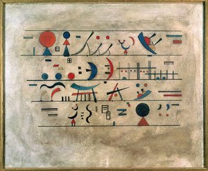 Intersecting Lines, 1923 by Wassily Kandinsky