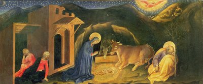 Adoration of the Magi Altarpiece, left hand predella of the Nativity, 1423