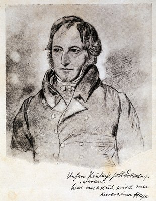 Portrait of Georg Wilhelm Friedrich Hegel (1770-1831), German ...