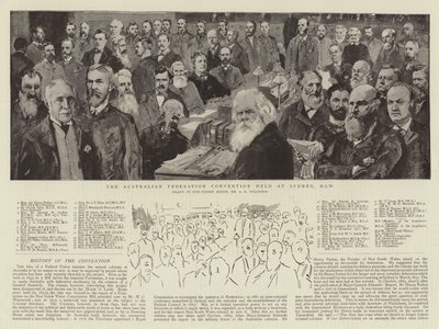 The Australian Federation Convention held at Sydney, NSW