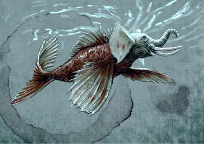 Fantastic monsters and creatures, cryptozoology: representation of a ...