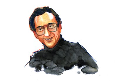 Portrait of the writer and comedian Harold Pinter (1930-2008) (English ...