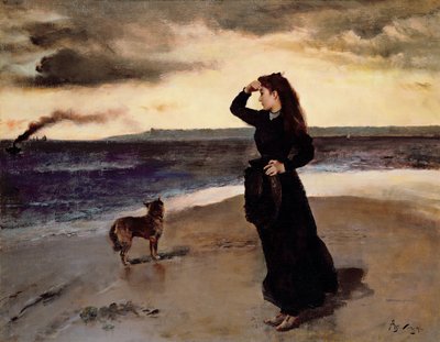 Farewell at the Seafront, 1891 by Alfred Emile Stevens