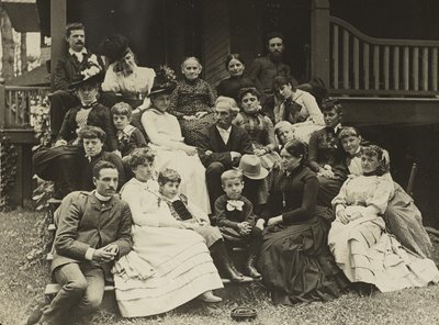 Stieglitz Family at Oaklawn, Lake George by Alfred Stieglitz