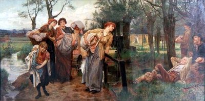 The Belle of the Village by Alice Havers: Fine art print