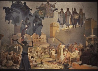 The Introduction of the Slavonic Liturgy The cycle The Slav Epic