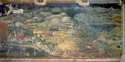Allegory Of Good Government Ambrogio Lorenzetti