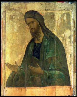 Icon of St. John the Baptist by Andrei Rublev