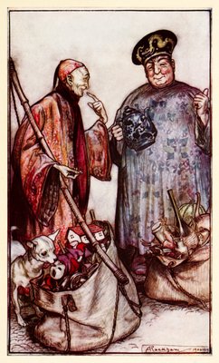 Two of those sages... like pedlars among us (expressing themselves with ...