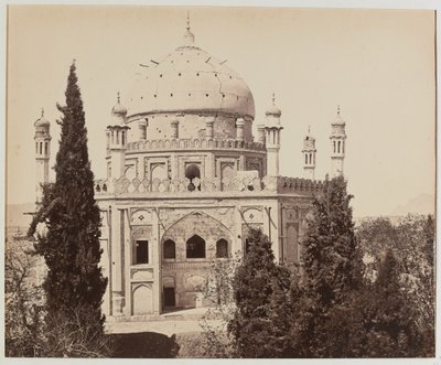 Ahmed Shah's Tomb, from Khirka Sharif by Benjamin Simpson