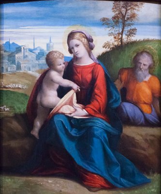 Holy Family by Benvenuto Tisi da Garofalo: Fine art print