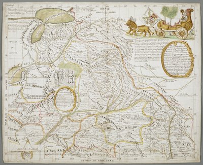 Map of Parts of New Mexico by Bernardo de Miera y Pacheco