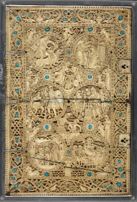 Upper Cover with Scenes from the Life of David, the 'Queen Melisende ...