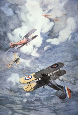 British versus German aircraft by C. Dudley Tennant