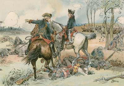 Frederick the Great at the Battle of Kolin in 1757