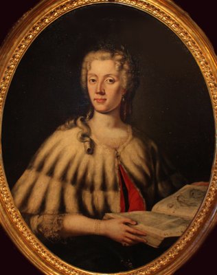 Portrait of Laura Bassi 1711-1778 , Mid of the 18th cen..