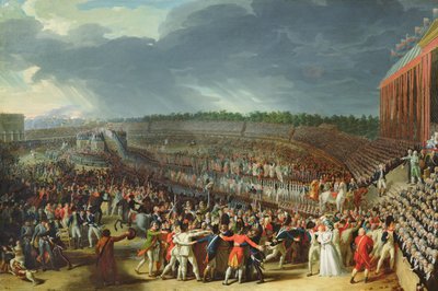 The Celebration of the Federation, Champs de Mars, Paris, 14 July 1790