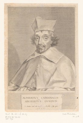 Portrait of Alphonse Louis du Plessis de Richelieu, Archbishop of Lyon