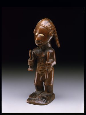 Standing male figure, Bembe people by Congolese Congolese