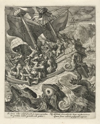 Jonah Thrown Overboard by Sailors
