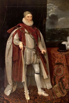Lord Howard of Effingham, 17th century by Daniel Mytens